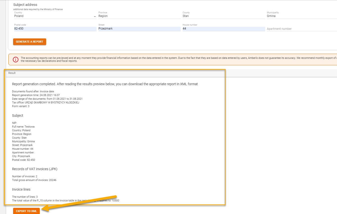 How to find and use JPK FA report (Poland)?